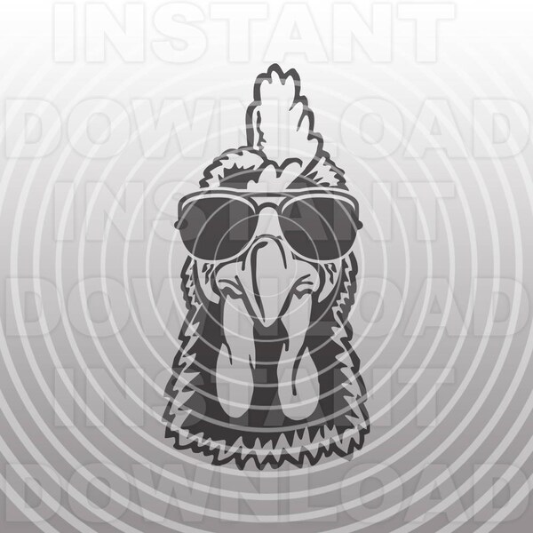 Funky Chicken Design SVG Vector Cutting File / Clip Art Available for ...