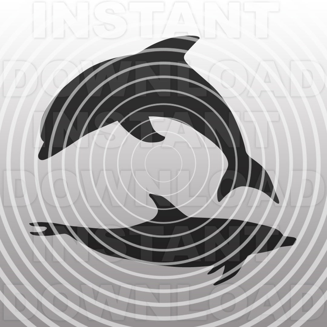 Dolphin SVG File - Vector Art - for Commercial & Personal Use - Svg ...