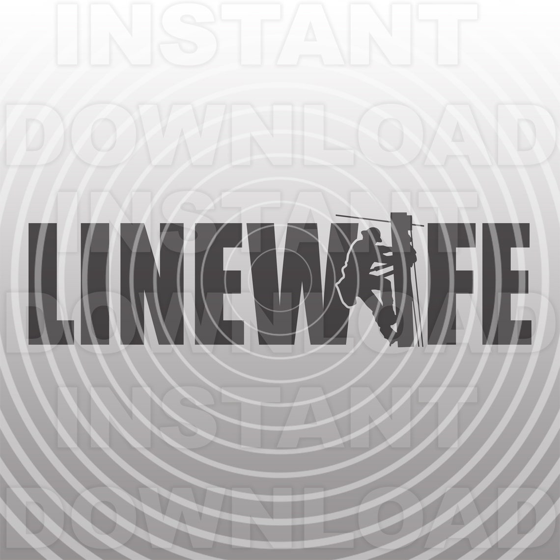 Linemans Wife SVG File,lineman SVG File,electrician Linewife SVG ...