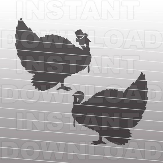 Turkey SVG File Thanksgiving SVG File Vector Art | Etsy