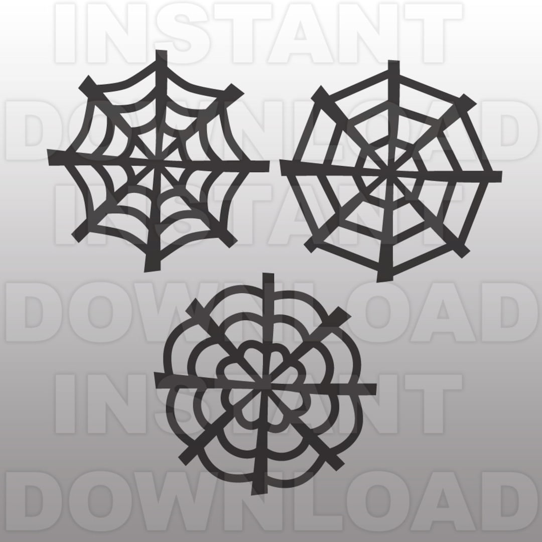 Gothic Spider Webs SVG File,halloween Spider Webs SVG -commercial ...