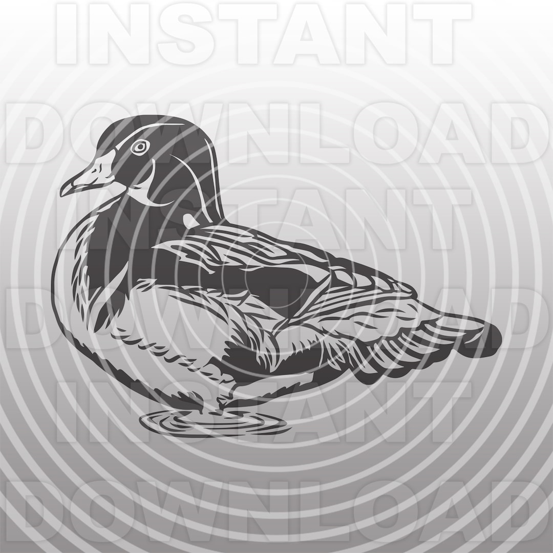 Wood Duck SVG File,drake SVG File,duck Hunting Svg,waterfowl Svg ...
