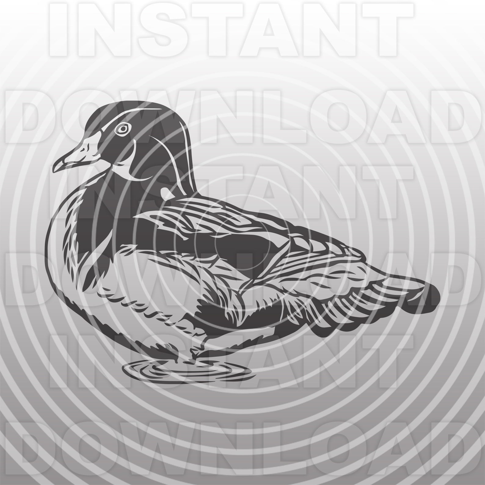 Wood Duck SVG Filedrake SVG Fileduck Hunting Svgwaterfowl - Etsy