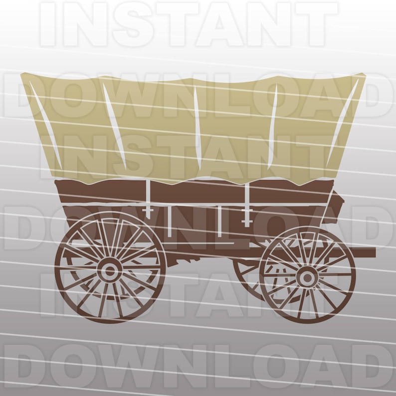Covered Wagon SVG File,western Svg,cowboy Svg,wild West Svg -vector Art ...