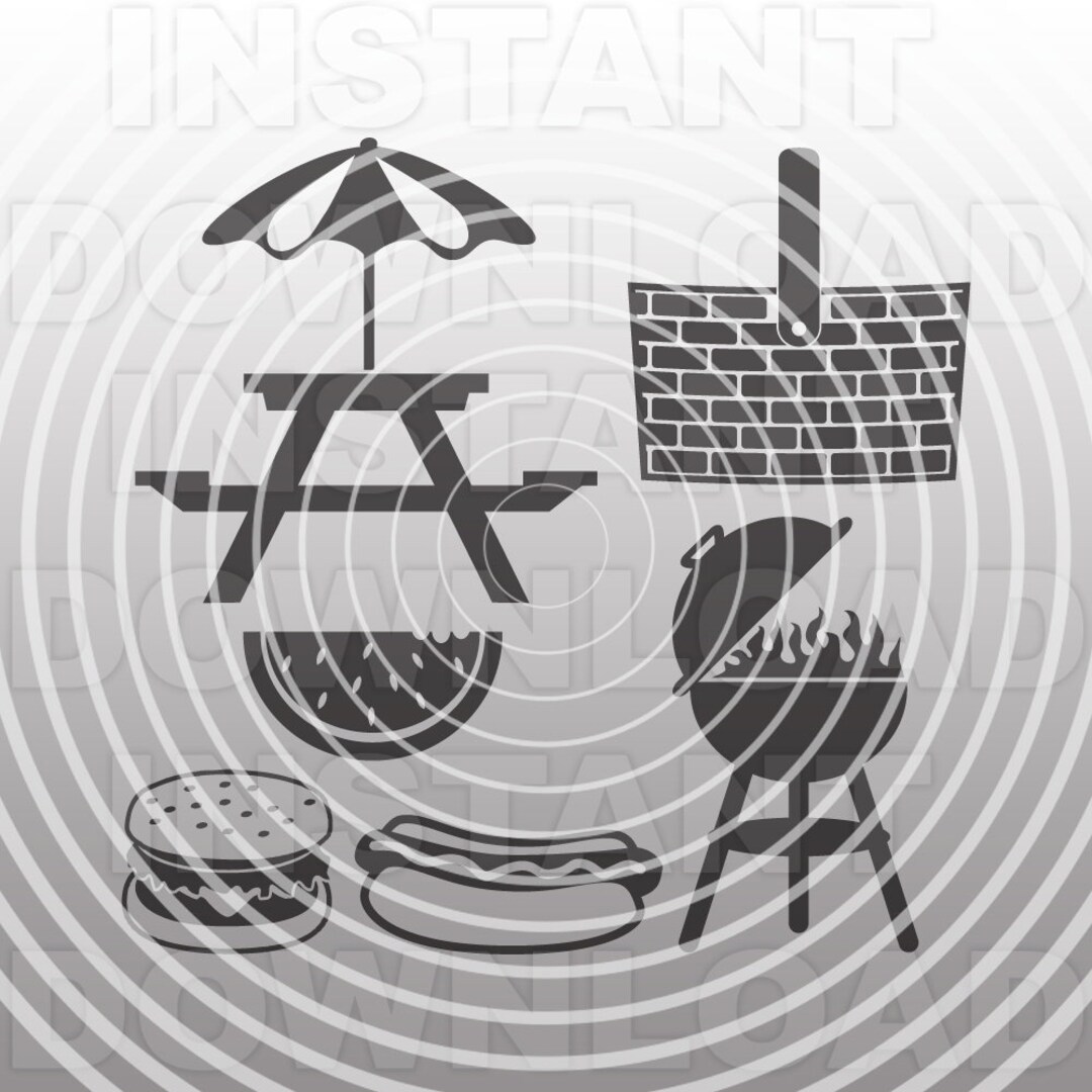 Family Picnic SVG File,picnic Svg,family Reunion Svg,bbq Svg,grilling ...