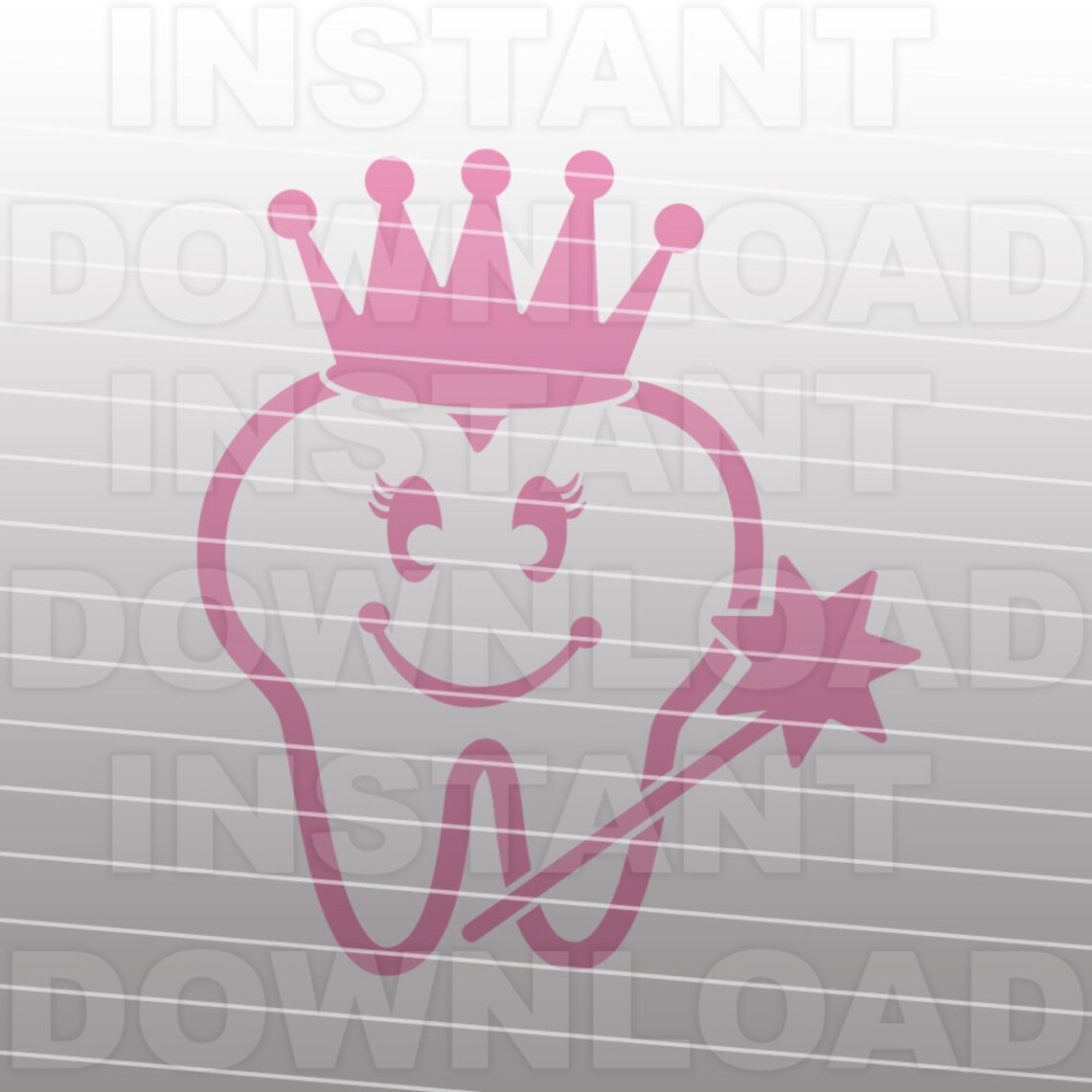 Tooth Fairy SVG FileFirst Tooth SVGTooth Fairy with Wand svg | Etsy