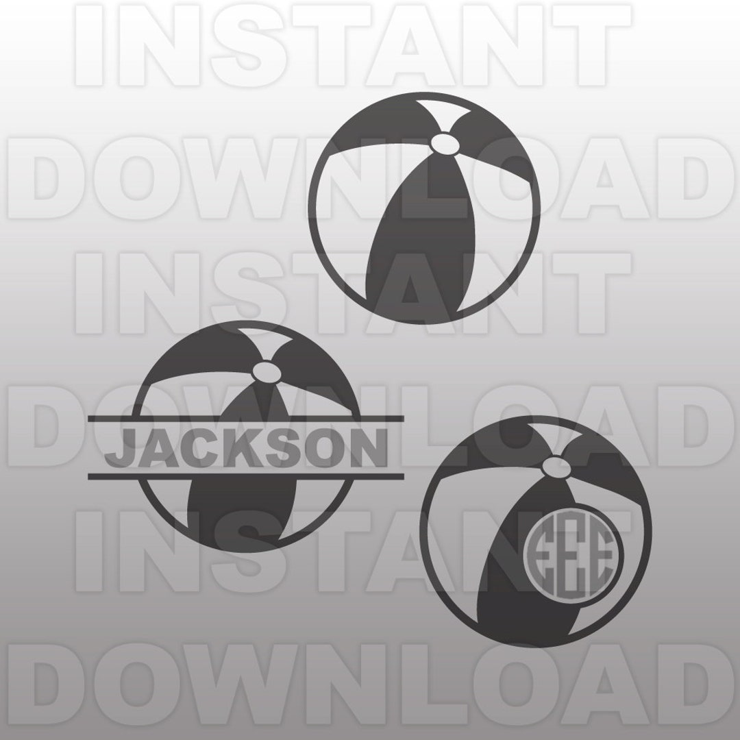 Beach Ball SVG File,summer Vacation Svg,beach Life Svg -vector Art for ...