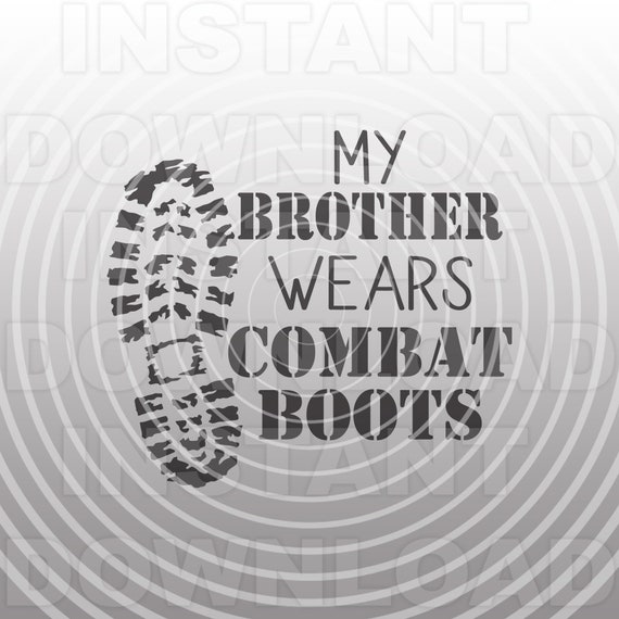 Military Boot Print Svg