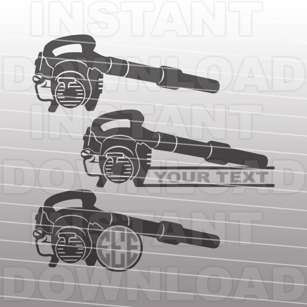 Leaf Blower SVG File,lawn Care Svg,gardening Svg -vector Art for ...