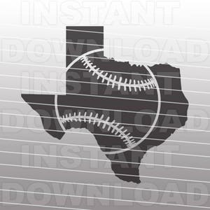 Texas Baseball Outline SVG Filetexas Baseball Svg-cutting - Etsy