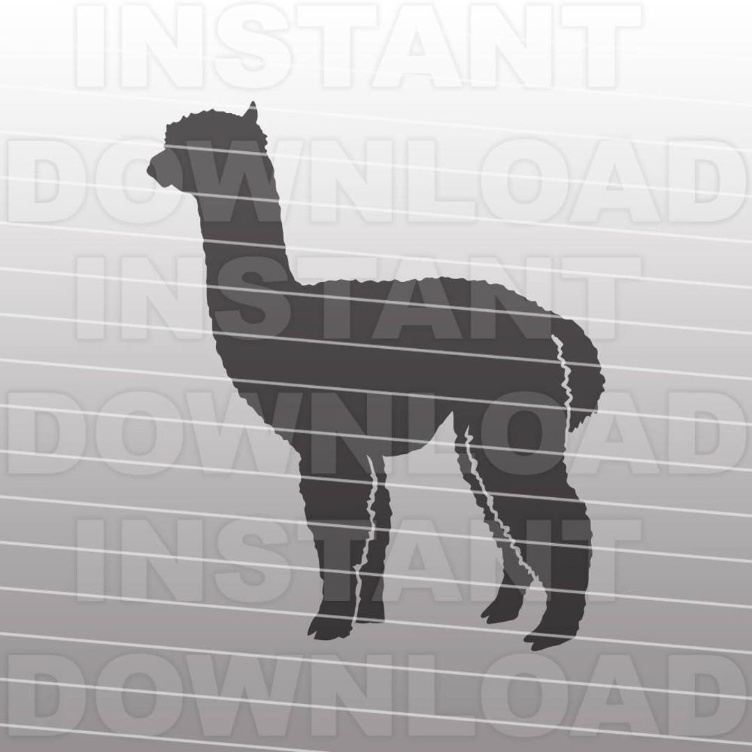 Alpaca SVG File - Vector Clip Art for Commercial & Personal Use- SVG ...
