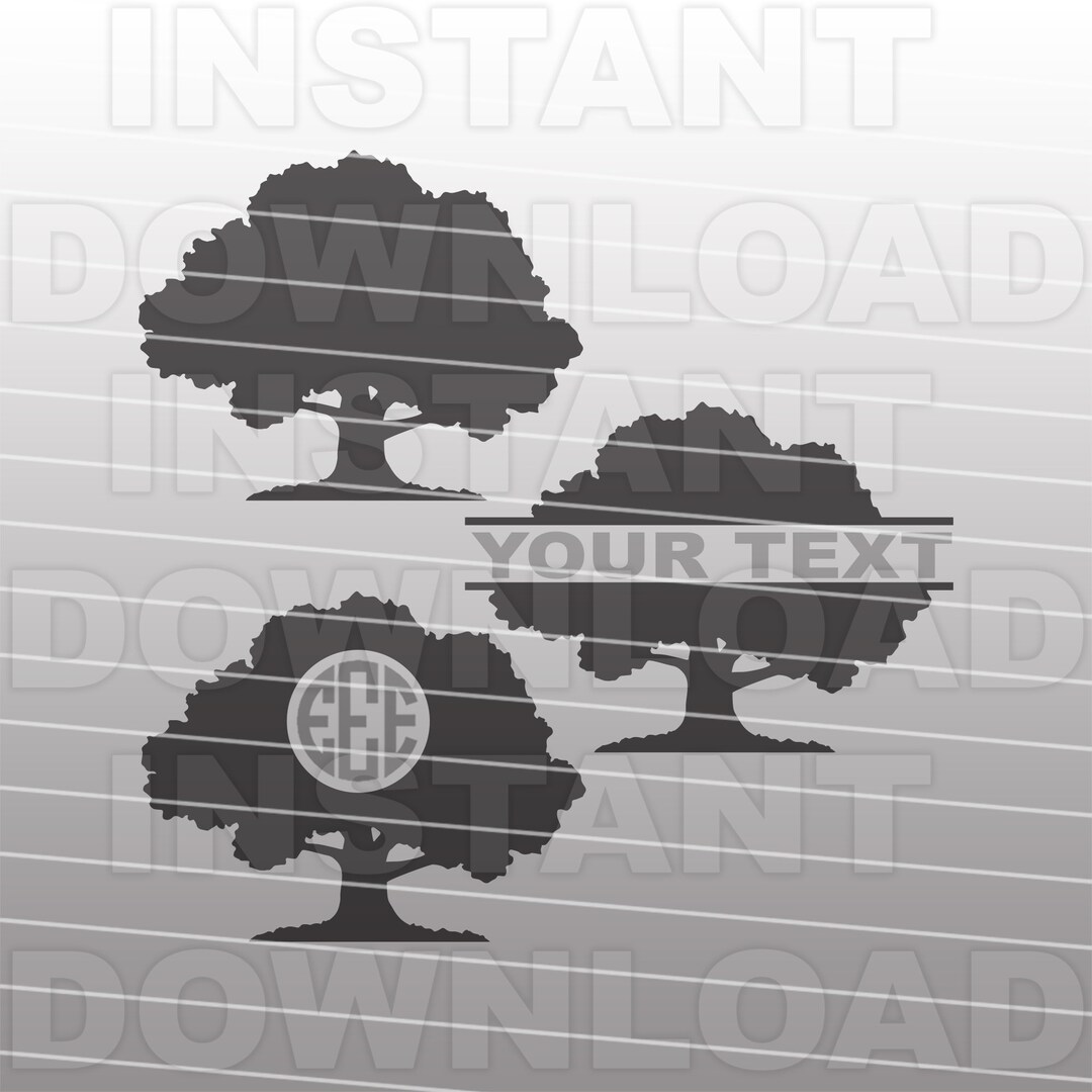 Oak Tree SVG File,family Tree Svg,tree Trimmer Svg,woodworking Svg ...