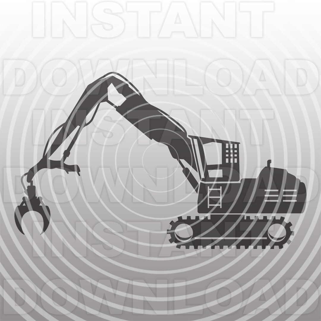 Logging Loader SVG File,logger Svg,forestry SVG -vector Art Commercial ...