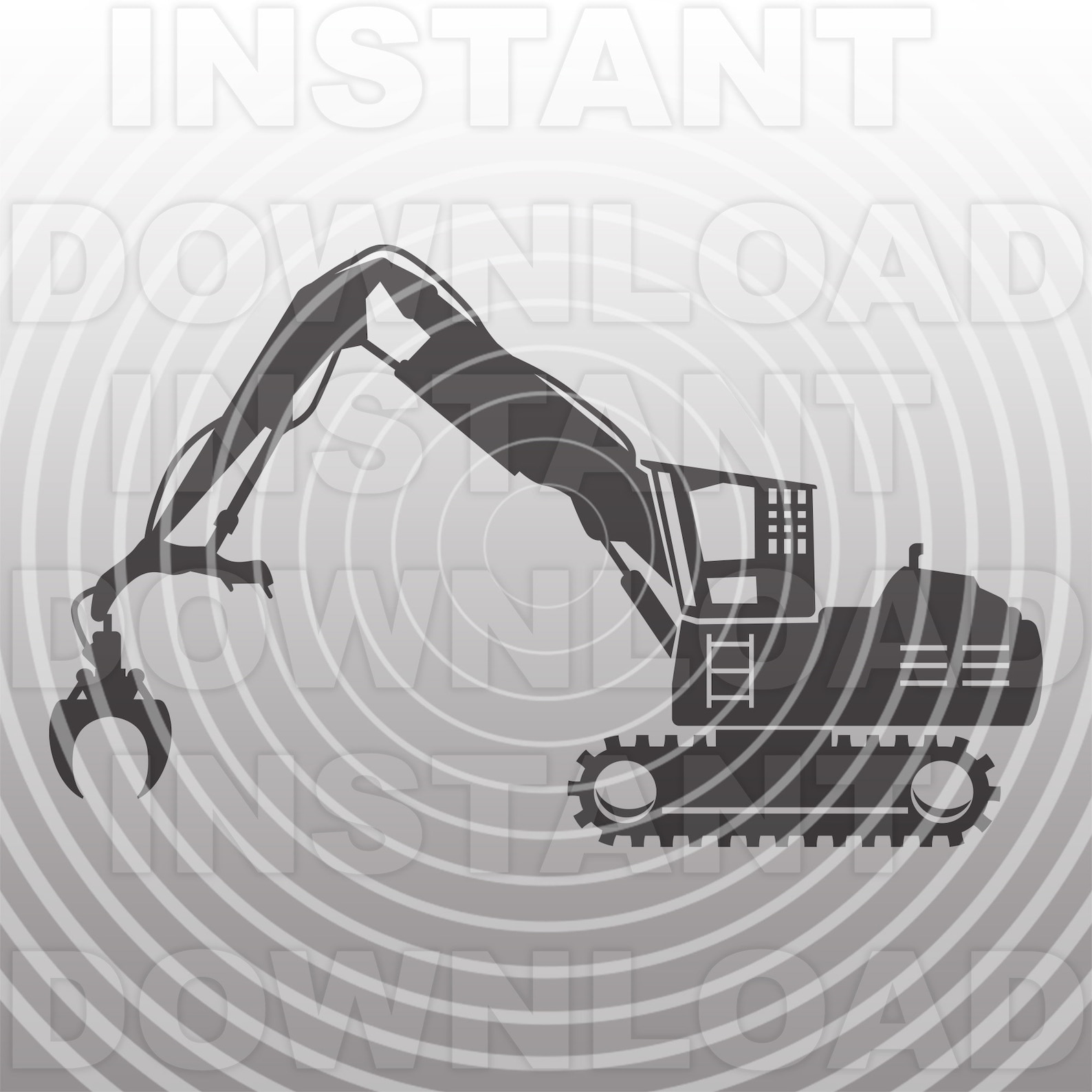 Logging Loader SVG File,logger Svg,forestry SVG -vector Art Commercial ...
