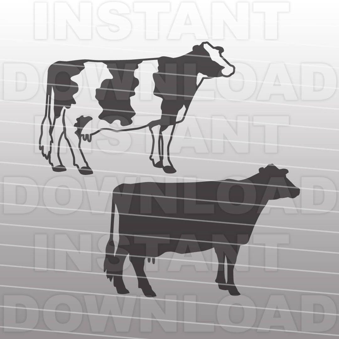 Holstein Dairy Cow SVG File,cow Svg,livestock Svg-vector Clip Art for ...