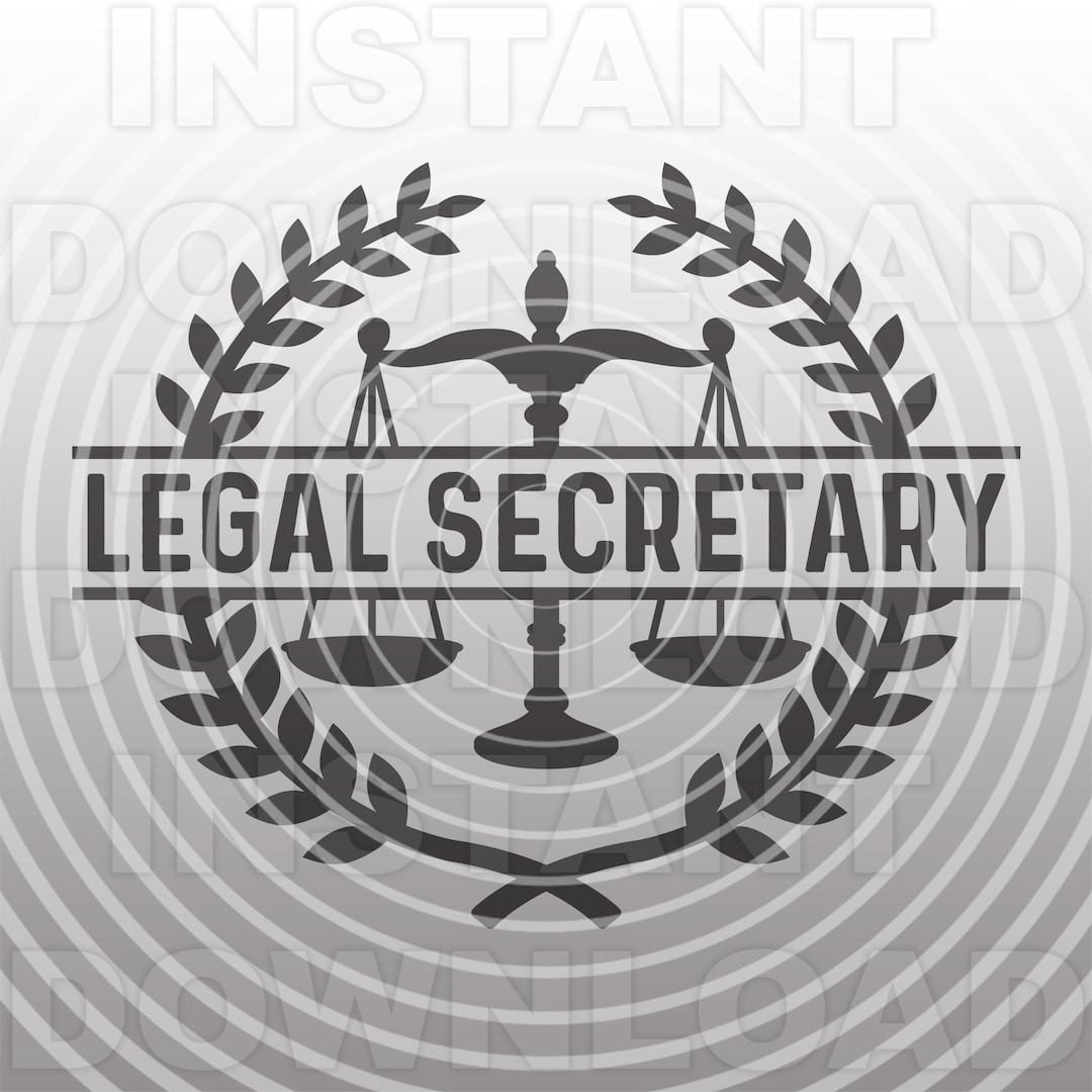 Legal Secretary SVG File,scales of Justice With Laurel Wreath SVG ...