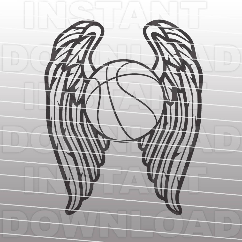 Basketball Drawing With Wings