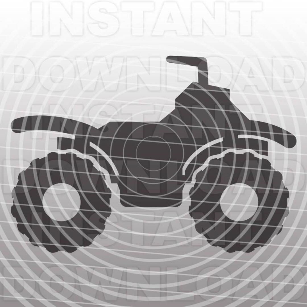 ATV SVG File,quad SVG,4 Wheeler Svg,vehicle Svg-cutting Template-vector ...