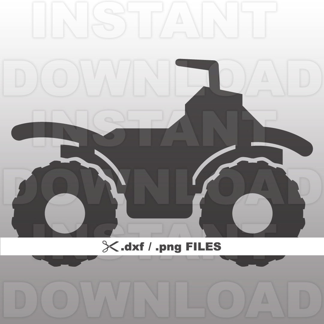 ATV DXF File - Quad DXF - 4 Wheeler Dxf - Commercial & Personal Use ...