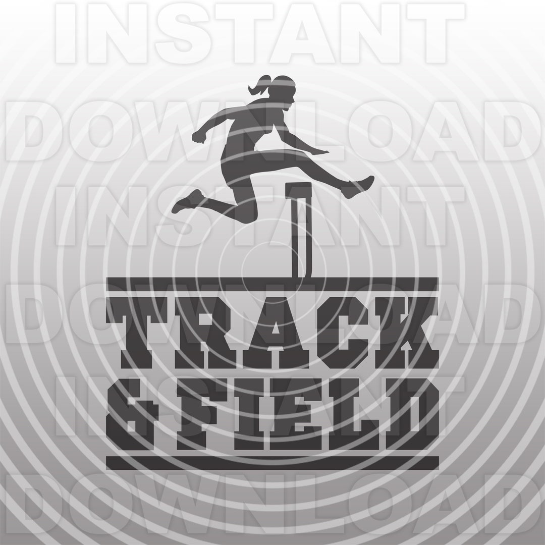 Track & Field Women Hurdles SVG File,womens Track Svg,girls Track Svg ...