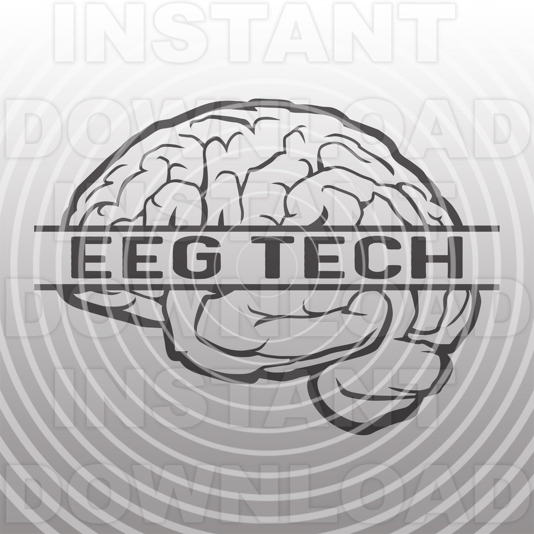 EEG Tech SVG File,brains Svg,eeg Technologist Svg -vector Clipart ...