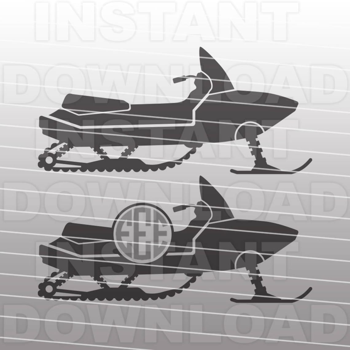 Snowmobile SVG File SVG Filesnow Machine SVG cutting - Etsy