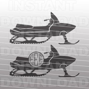 Snowmobile SVG File SVG File,snow Machine SVG -cutting Template- Vector ...