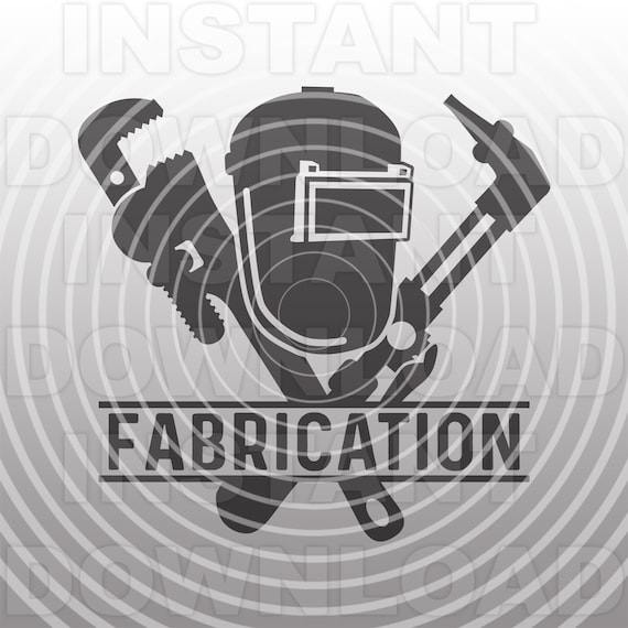 Fabricator Welder Logo Design SVG Filewelders Helmet - Etsy