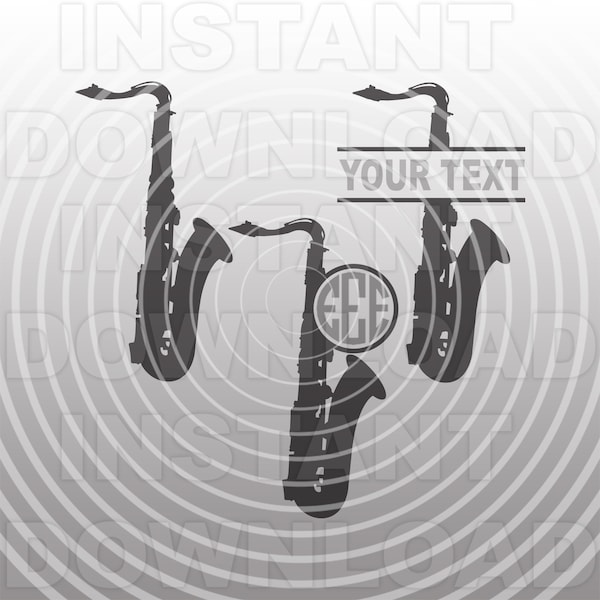 Tenor Sax Svg - Etsy