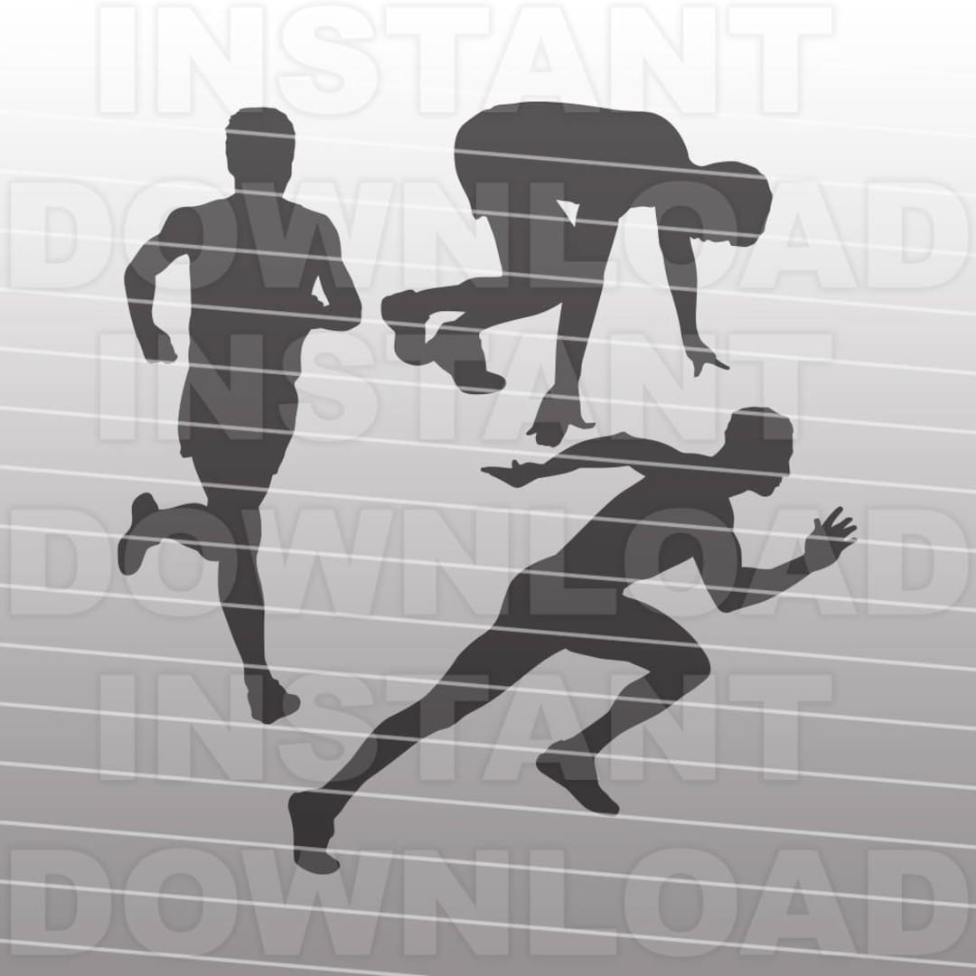 Boys Track and Field SVG File,boys Cross Country Runner SVG -vector Art ...