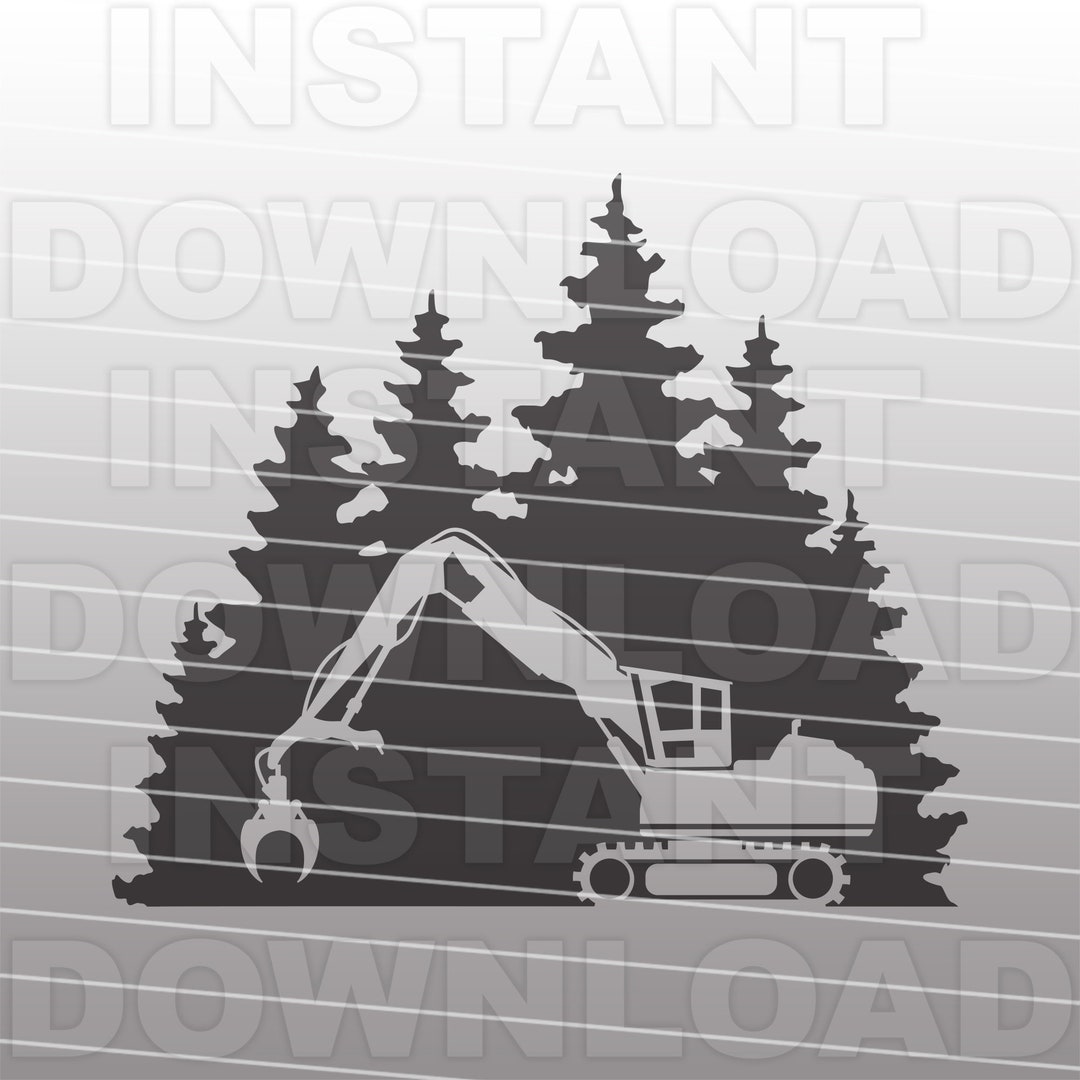Logging Loader SVG File,logger Svg,forest Scene SVG -vector Art ...