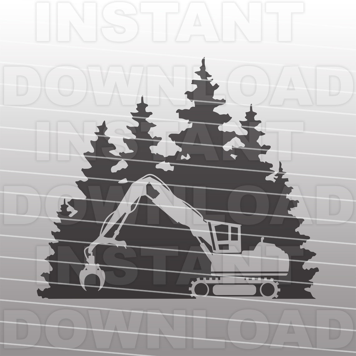 Logging Loader SVG File,logger Svg,forest Scene SVG -vector Art ...