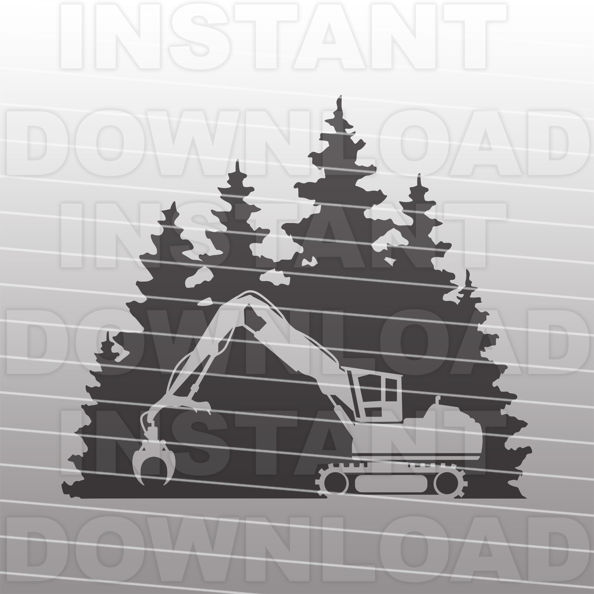 Logging Loader SVG File,logger Svg,forest Scene SVG -vector Art ...