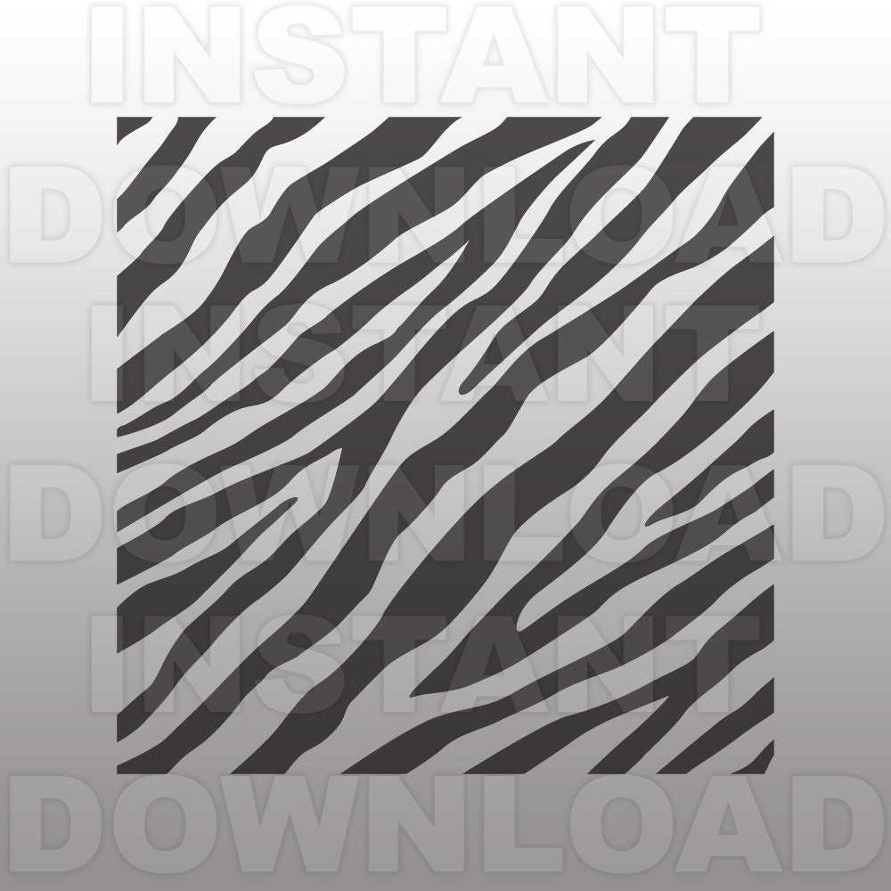 Zebra Stripes SVG File Zebra Print SVG File Zebra Pattern - Etsy