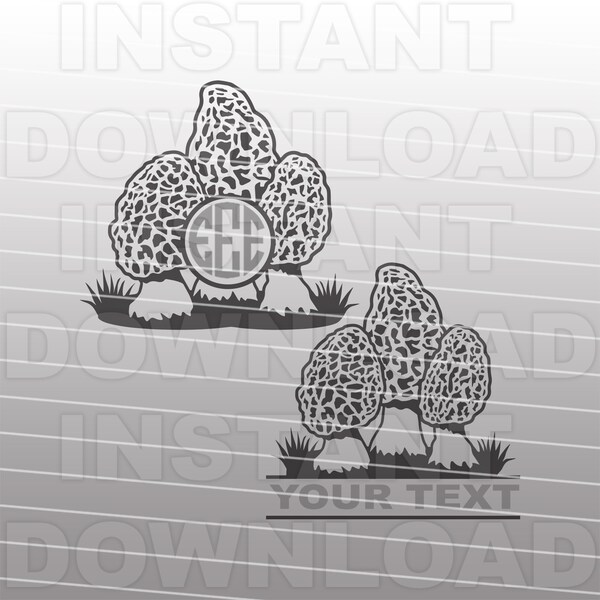 Morel Mushrooms Svg - Etsy