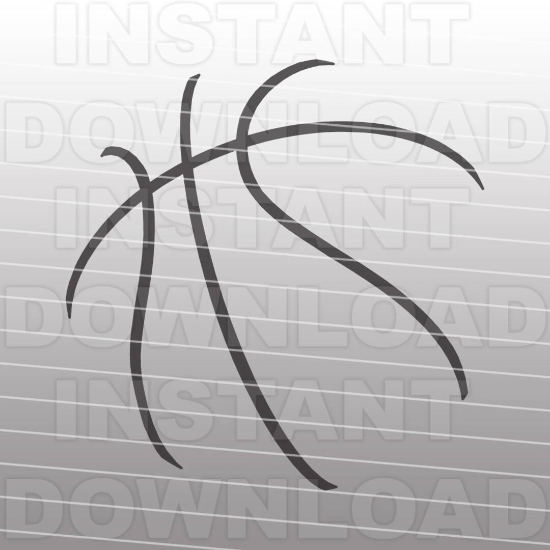 Basketball SVG File,basketball Seams Svg,cutting Template-vector Clip ...
