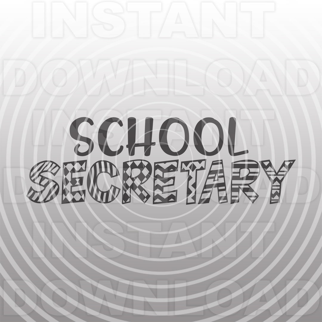 Back to School SVG File,school Secretary Svg,front Office Svg -vector ...