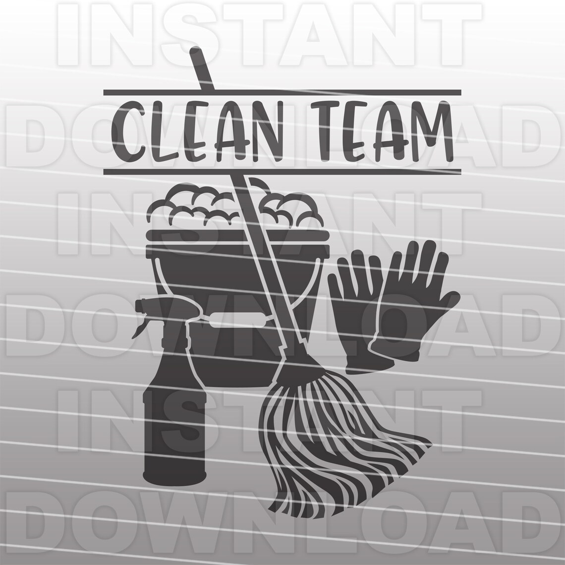 Clean Team Housekeeping Housekeeper SVG Filecleaning Supplies - Etsy UK