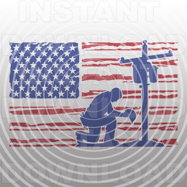 Lineman Cross Flag Svg - Etsy