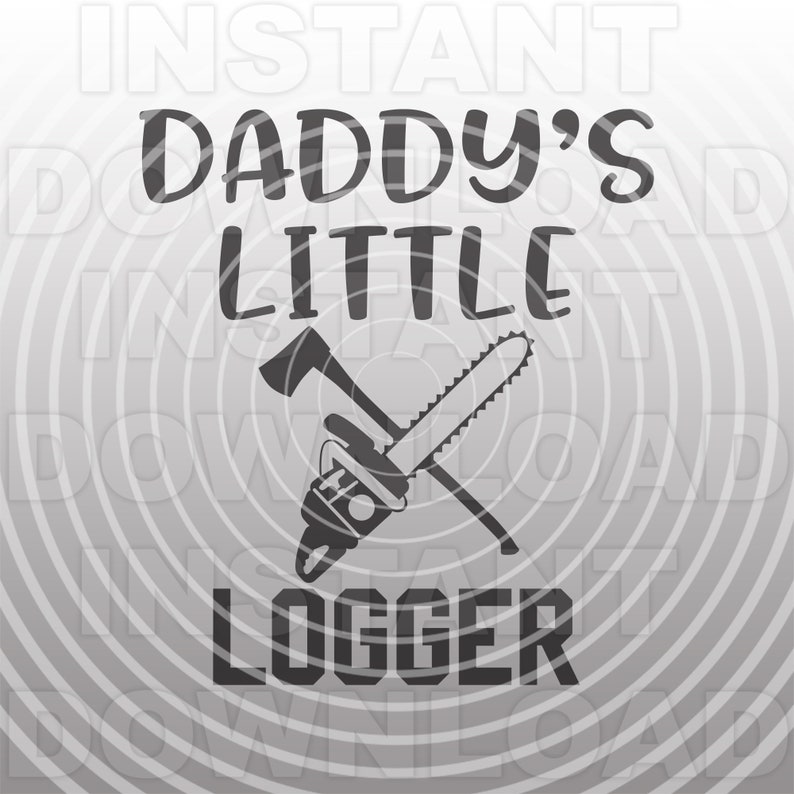 Daddys Little Logger SVG Filetoddler Boy Svgt-shirt Svg | Etsy