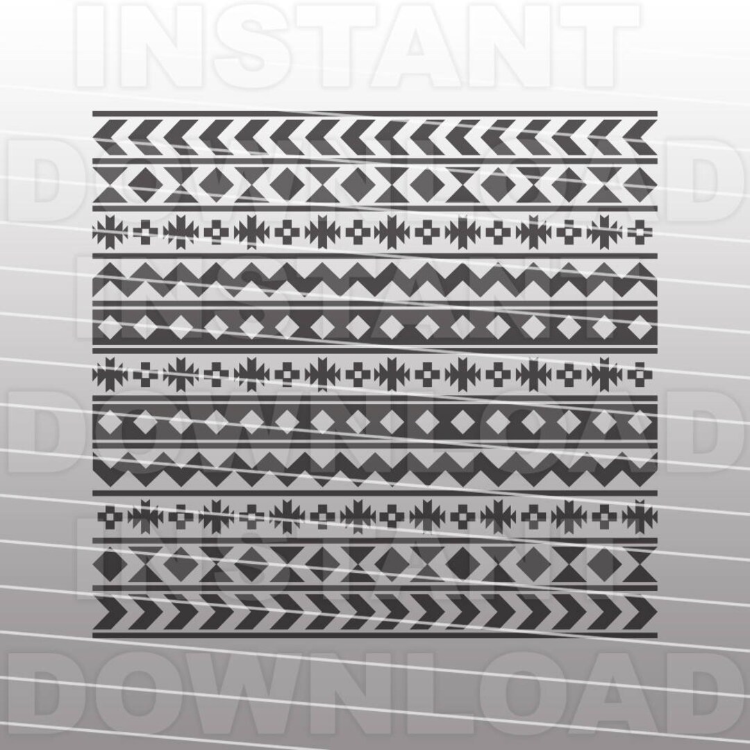 Southwest Pattern SVG File,indian Pattern Svg,aztec Pattern Svg -vector ...