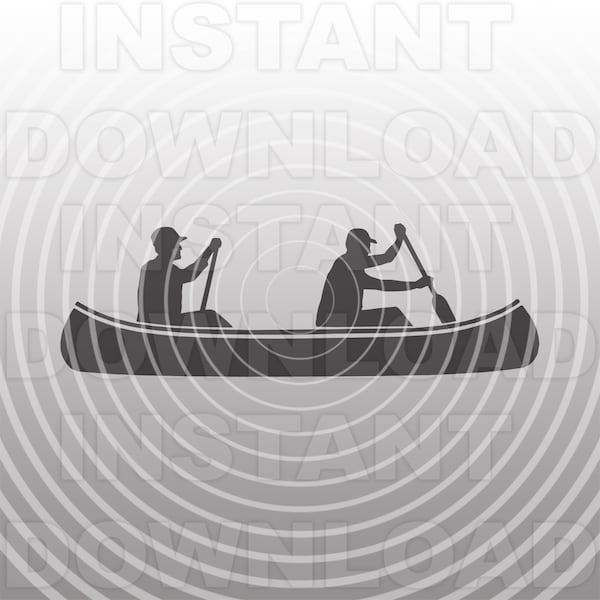 Canoe Svg - Etsy