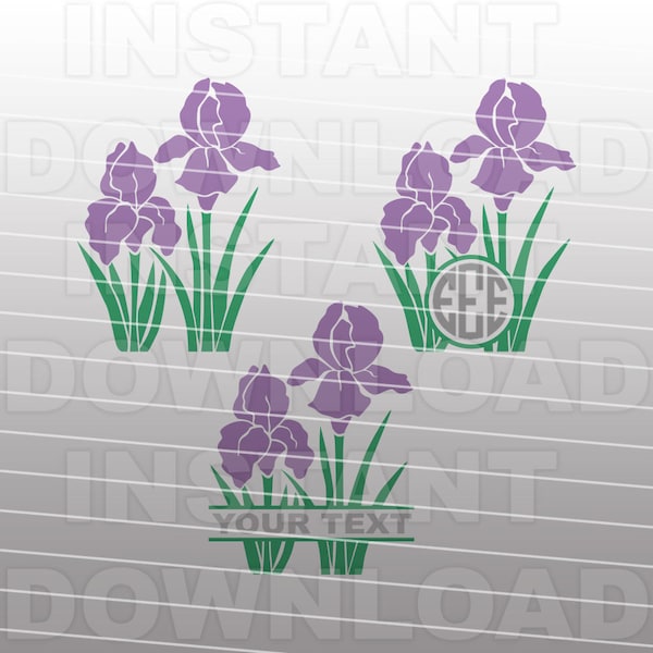 Iris Flower Art - Etsy