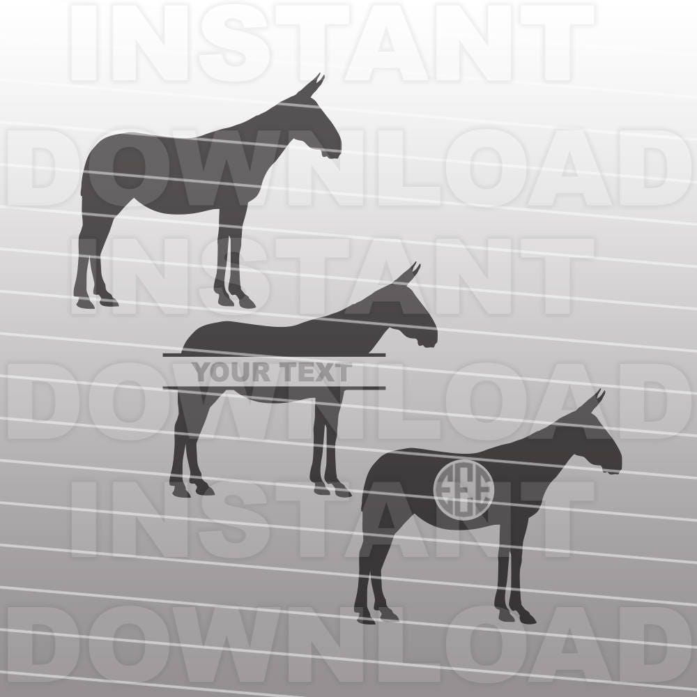 Mule SVG FileFarm Animals SVGLivestock SVG Cutting | Etsy