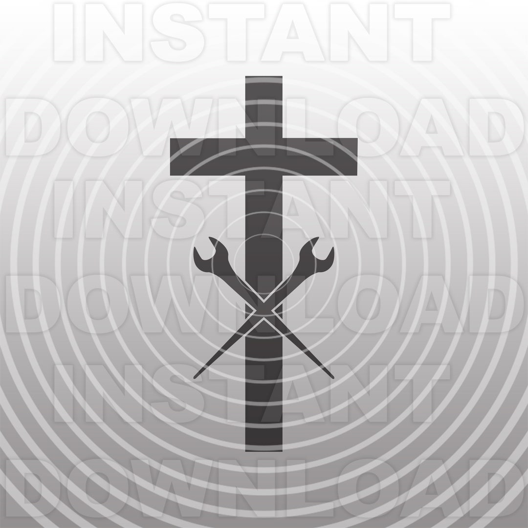 Ironworker Christian Cross SVG File,ironworker Memorial SVG -vector Art ...