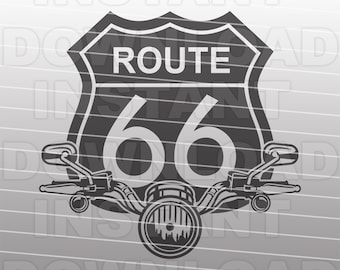 Route 66 Cricut Svg - Etsy