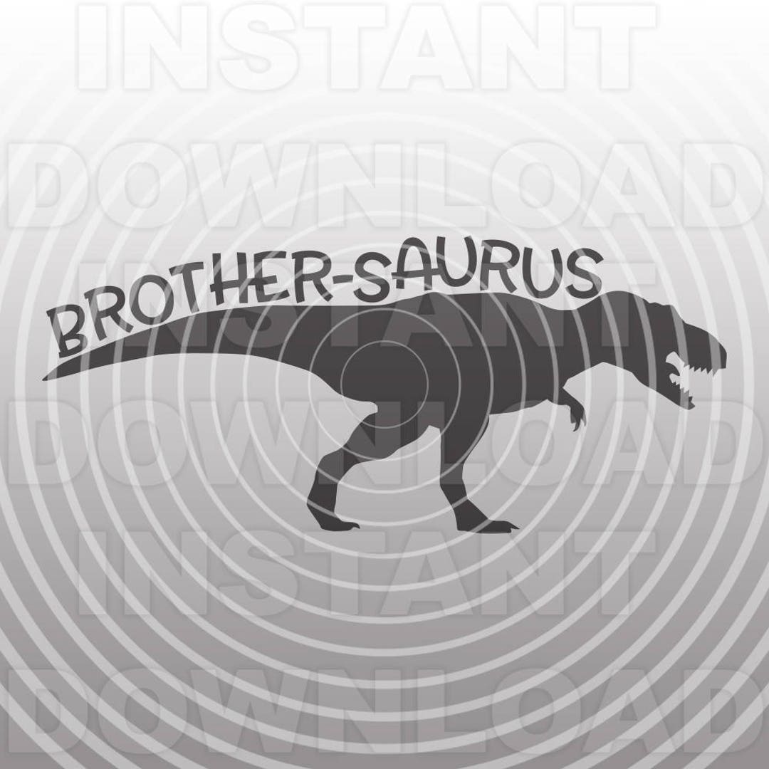 T-rex SVG File,big Brother Svg,little Brother Svg,brothersaurus Svg ...