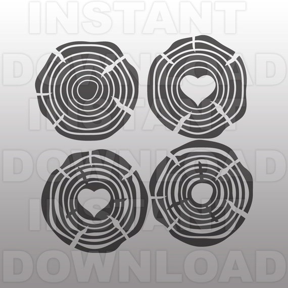 Tree Growth Rings Logo
