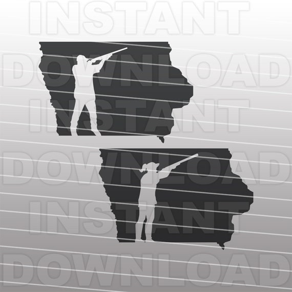 Trapshooting SVG Fileskeet Shooting Svgclay Target Svgiowa - Etsy