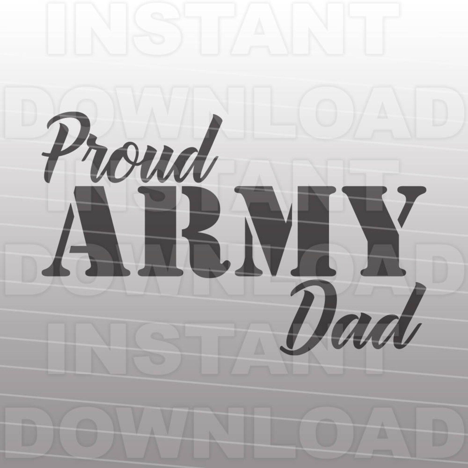 Proud Army Dad SVG Filearmy Svgmilitary Svg vector Art for - Etsy